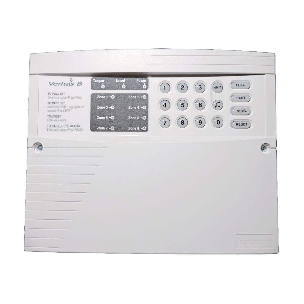 Gefahrenmeldezentrale VERITAS 8 – mit Bedienteil
